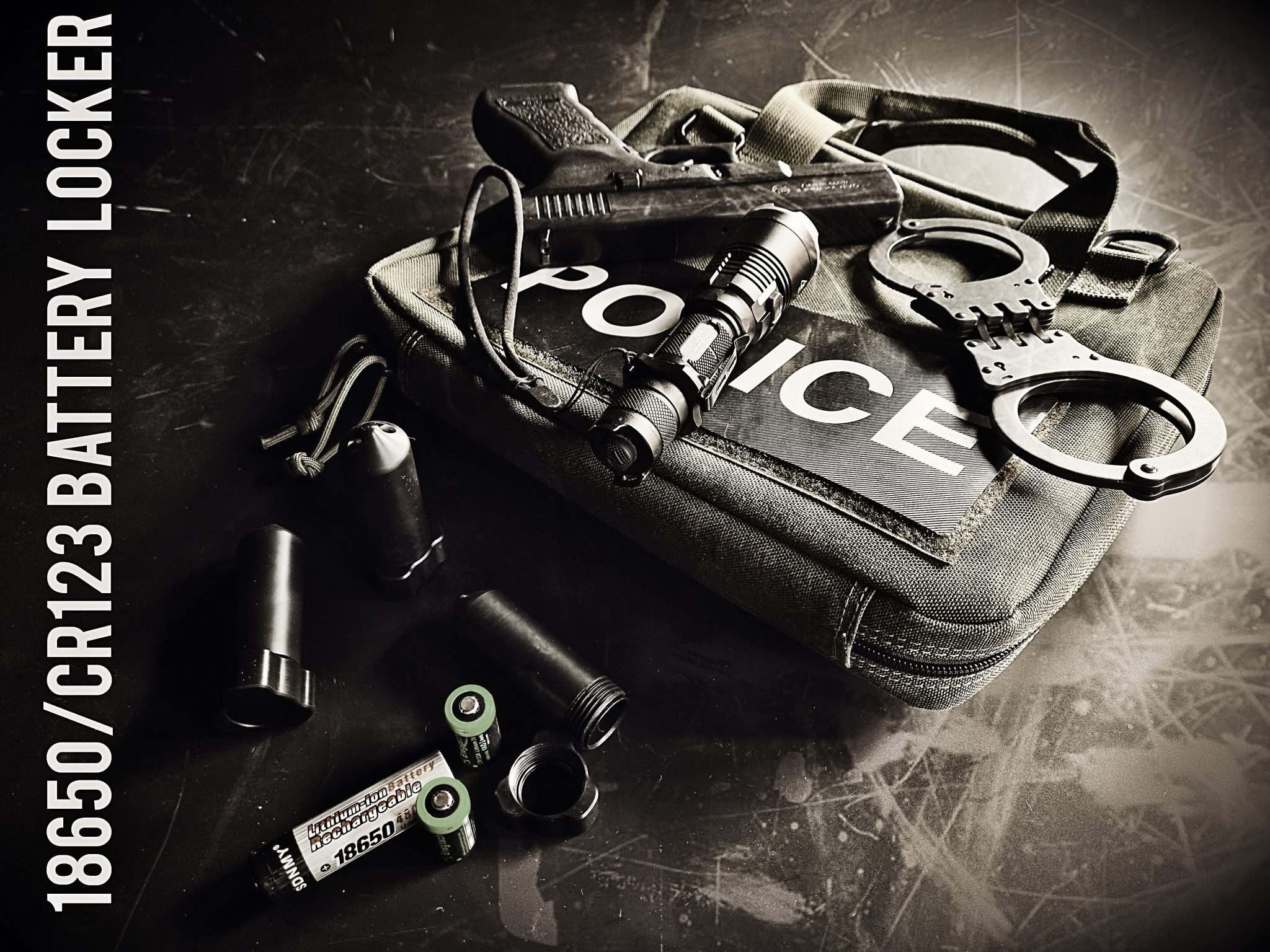 18650/CR123 BATTERY LOCKER